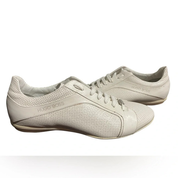 Hugo Boss | Shoes | Vintage Hugo Boss Lowtop Trainers In Perforated ...
